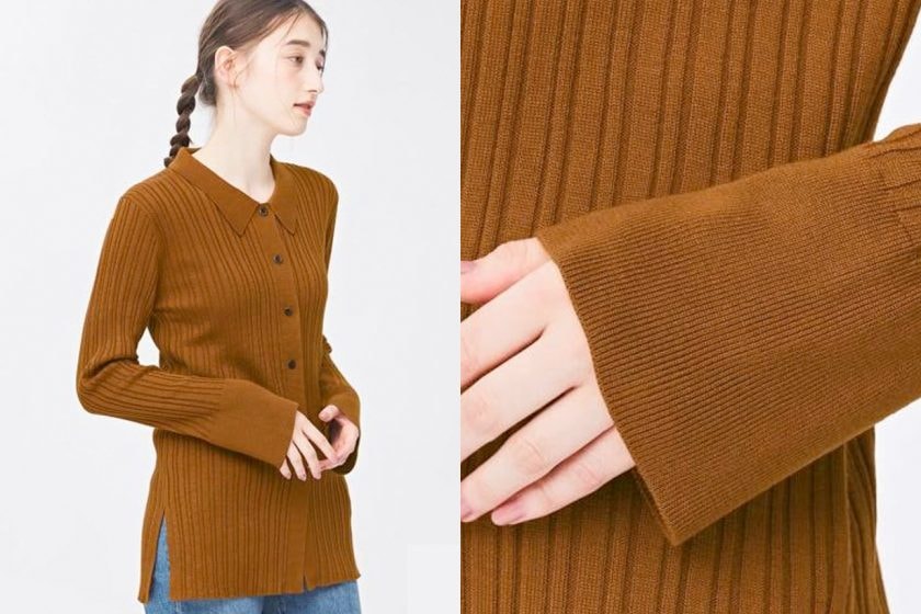 GU 發現超顯瘦 Polo 針織外套，3 個細節動心 3 次！基本款以外的選擇！ - POPBEE