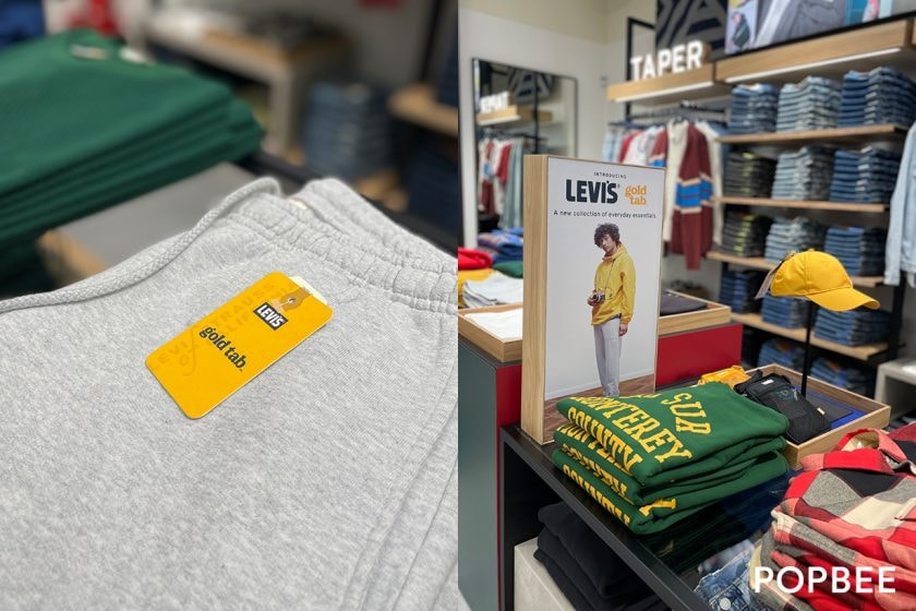 Levi's 西門旗艦店開箱：Gold Tab 系列率先登場，沒有牛仔褲仍人氣滿分！ - POPBEE