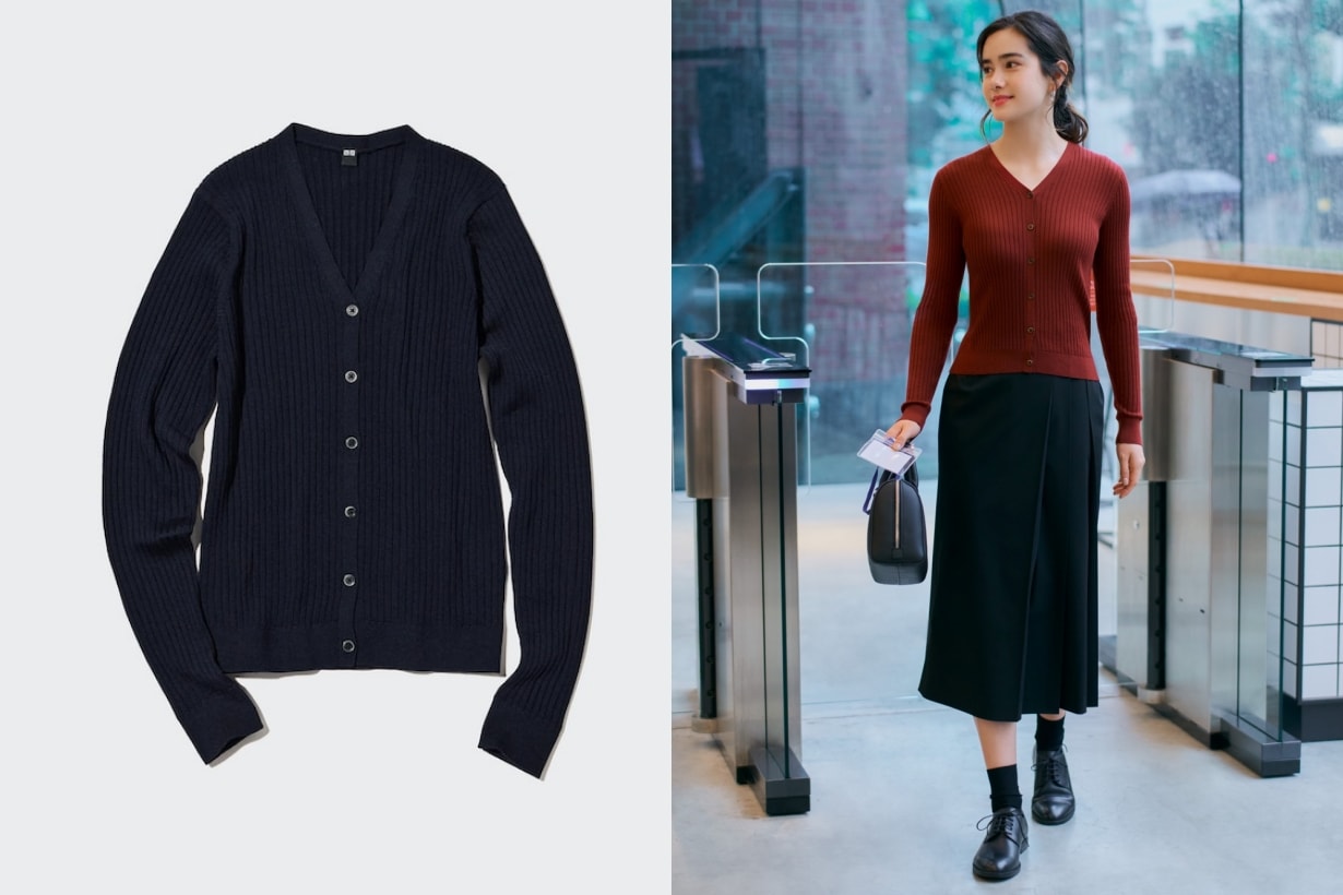 溫柔優雅升級：Uniqlo 這件針織外套成日本女生秋日造型的時髦關鍵！ - POPBEE