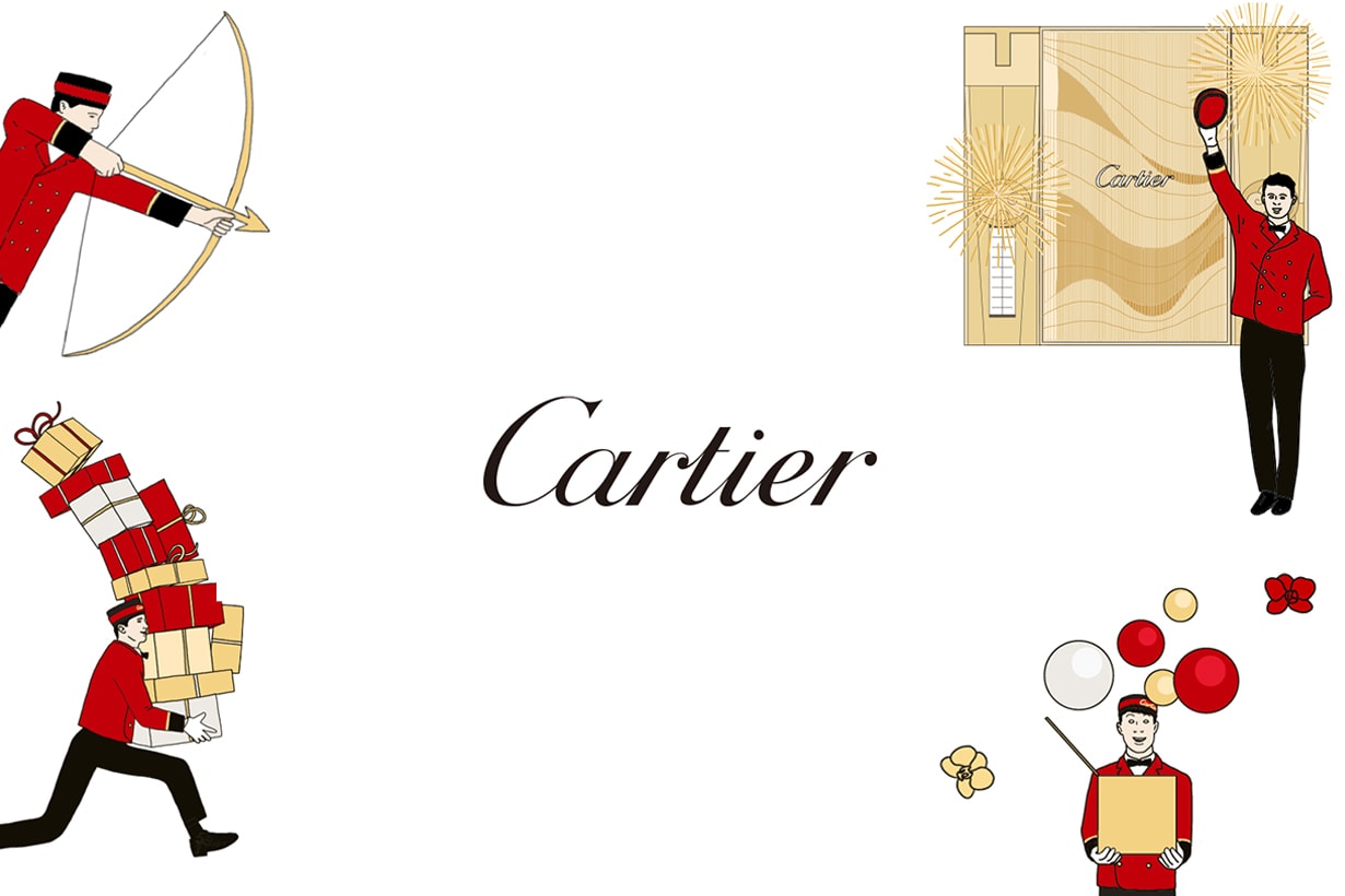 當 Cartier 可愛又逗趣的經典門僮，出現在我們的 LINE 訊息裡！ - POPBEE