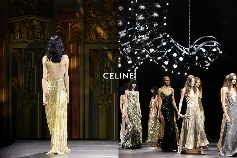 CELINE 2023 秋冬重返實體大秀，最後一連幾套連身裙美得屏息！ - POPBEE