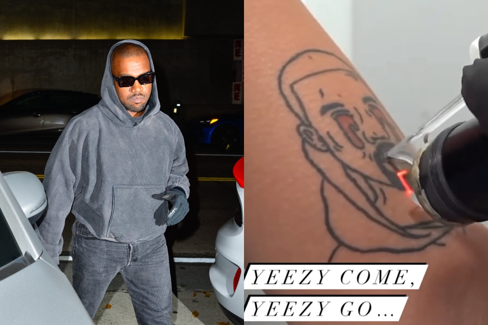 「Yeezy Come Yeezy Go」英國去紋身專門店 NAAMA 免費為大家去清洗 Kanye West 的紋身 - POPBEE