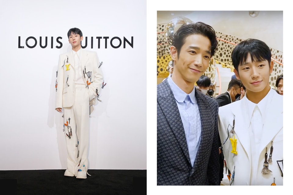 丁海寅 Louis Vuitton 旗艦店開幕收錄：人潮塞滿台北 101，可愛細節融化了大家的心！ - POPBEE