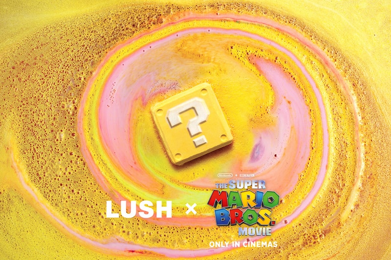 Lush 與推出《超級瑪利歐兄弟大電影》聯乘系列，道具造型香氛皂太可愛了！ - POPBEE