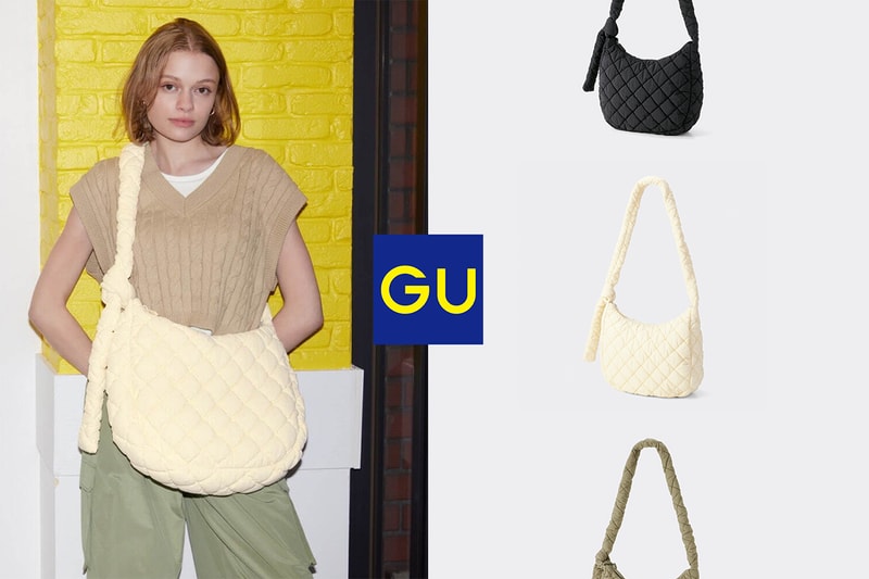 雲朵包平替：GU 新款「棉花糖」手袋登場，單肩、斜揹任意調節超實用！ - POPBEE