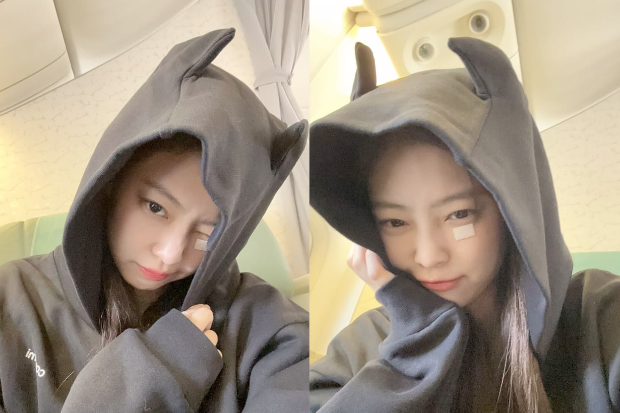 Jennie 機場穿搭：Coperni 耳朵 Hoodie 惹人愛，連 Boy Chanel 上 Samo Undoh 吊飾都藏小亮點 ...