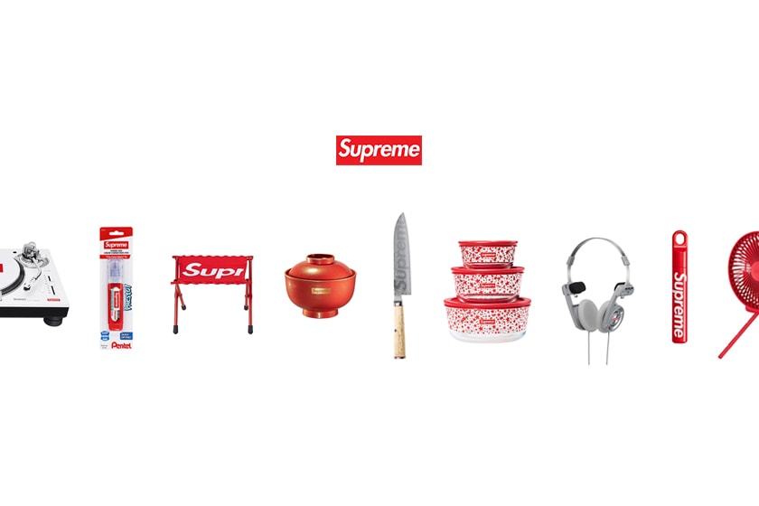 黑膠唱機、餐具、喇叭、飛鏢組 ... Supreme 秋冬必收藏的有趣配件一次登場！ - POPBEE