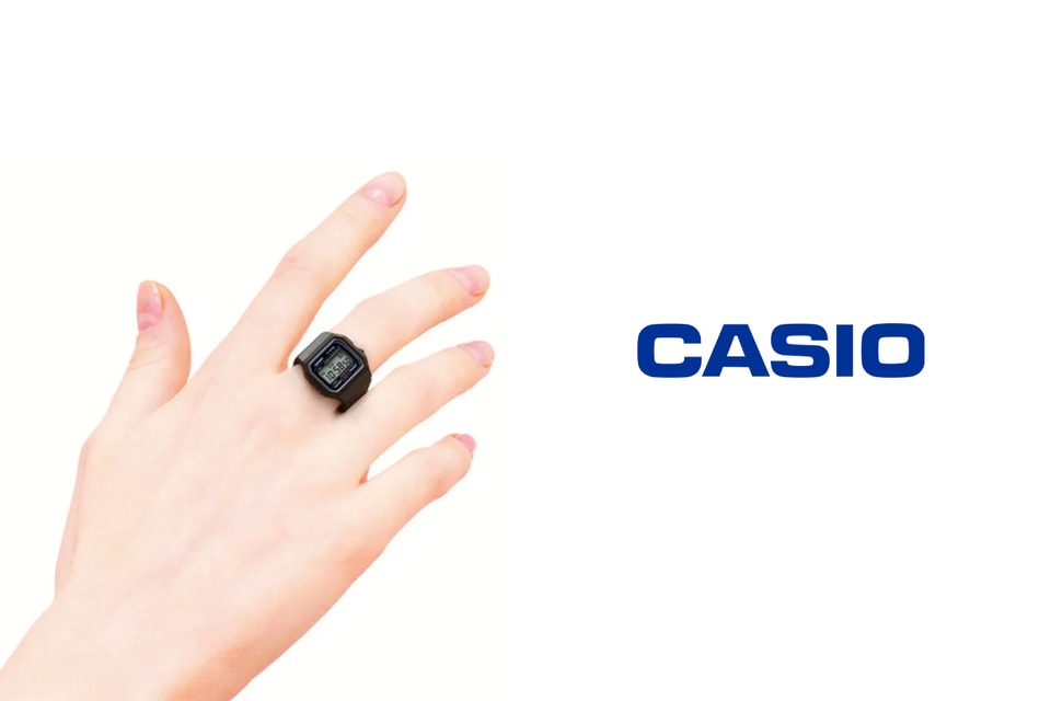 可愛到犯規：超迷你「Casio 戒指手錶」，戴在指間恰到好處！ - POPBEE