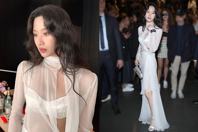 真實版女神降臨：文佳煐一襲白紗現身時裝週，絕美身影引起熱搜！ - POPBEE