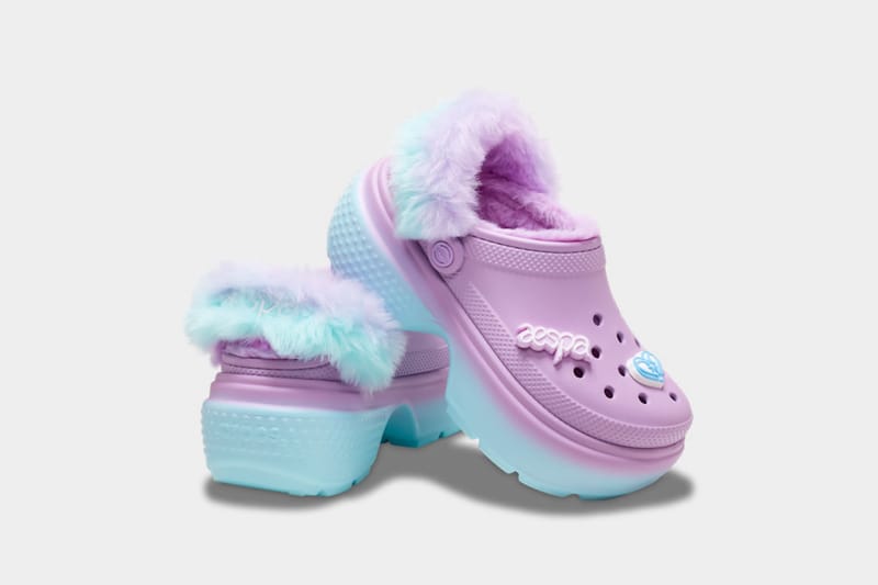 如獨角獸般的奇幻設計：aespa x Crocs 夢幻聯名「Stomp Lined Clog」登場！ - POPBEE