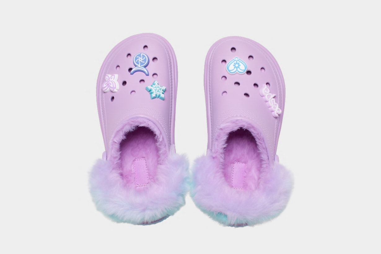 如獨角獸般的奇幻設計：aespa x Crocs 夢幻聯名「Stomp Lined Clog」登場！ - POPBEE