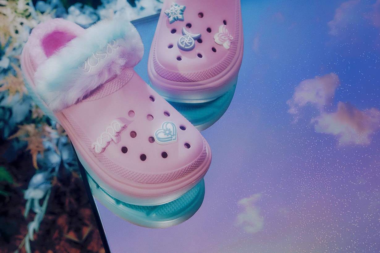 如獨角獸般的奇幻設計：aespa x Crocs 夢幻聯名「Stomp Lined Clog」登場！ - POPBEE