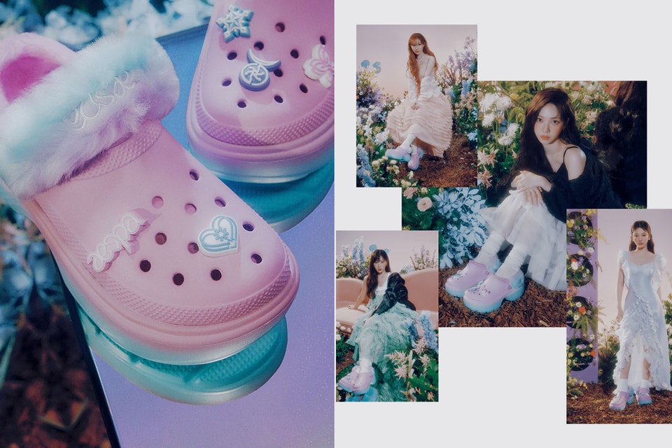 如獨角獸般的奇幻設計：aespa x Crocs 夢幻聯名「Stomp Lined Clog」登場！ - POPBEE