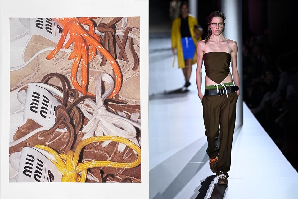 Miu Miu x New Balance 聯乘續章：發售前先近賞 530，雙鞋帶 + 仿舊皮革的細節！ - POPBEE