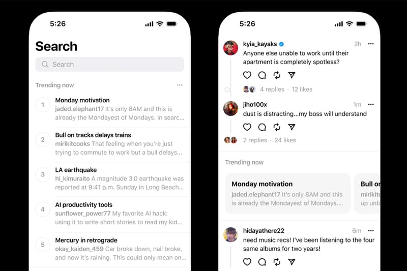 Threads即時熱門功能即將推出！讓你隨時隨地緊貼最新訊息與討論 - POPBEE