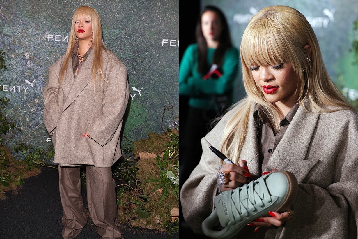 最期待的低飽和奶茶色：Rihanna 腳上 FENTY x PUMA Creeper Phatty 聯名鞋款登場！ - POPBEE