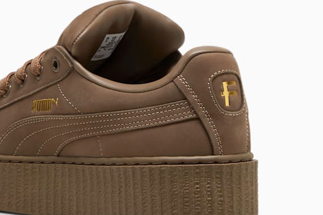 最期待的低飽和奶茶色：Rihanna 腳上 FENTY x PUMA Creeper Phatty 聯名鞋款登場！ - POPBEE