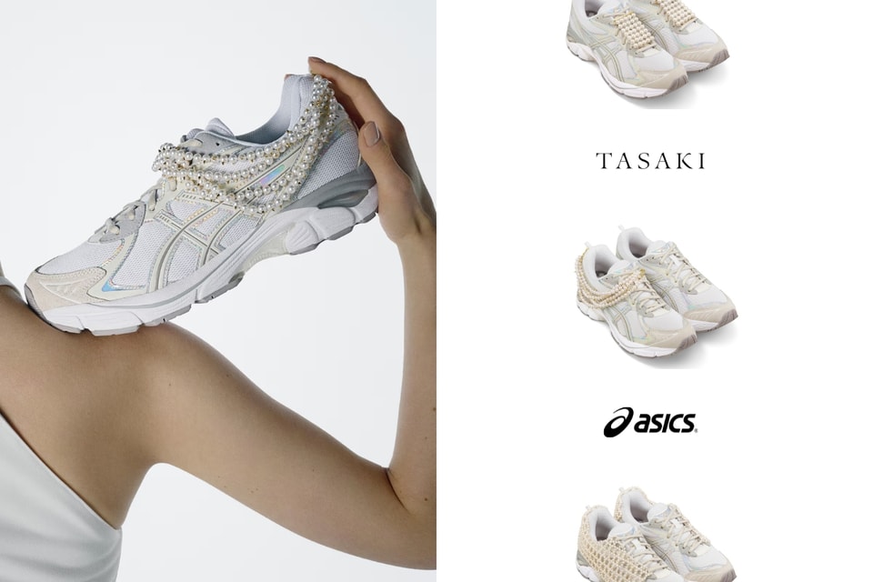 點綴珍珠的絕美浪漫：ASICS x 日本珠寶品牌 TASAKI 聯名曝光，猜猜這雙要價多少？ - POPBEE