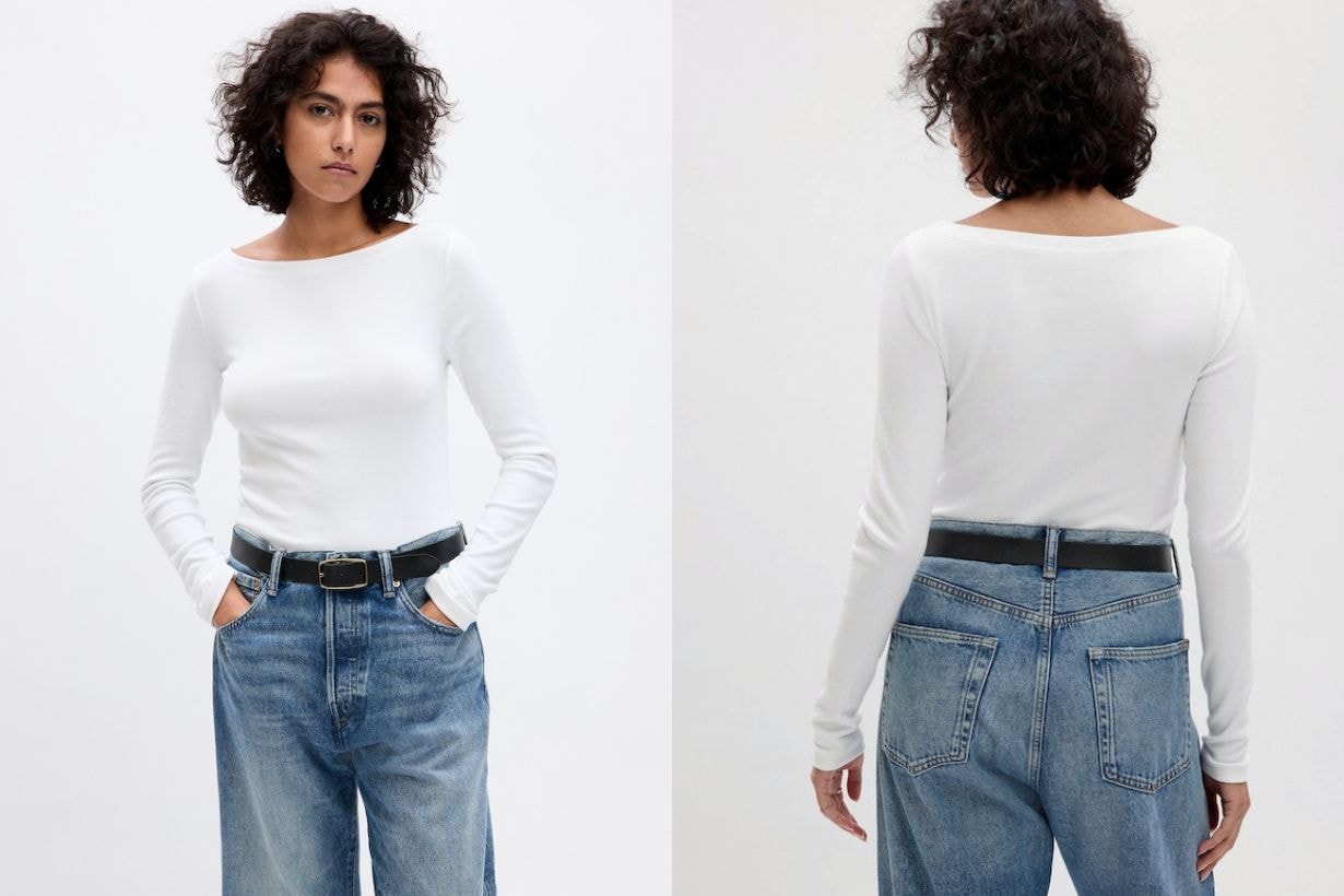 GAP 船領上衣，再簡單不過的設計卻讓女生們都搶著買！ - POPBEE