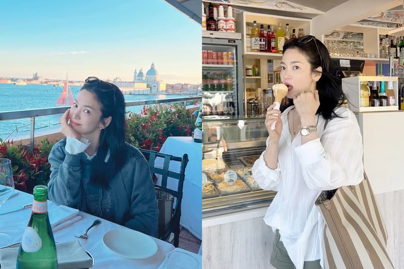 宋慧喬的威尼斯度假私服：白襯衫 100% 鬆弛感：手上的 Rolex 沒代言反而被熱搜！ - POPBEE