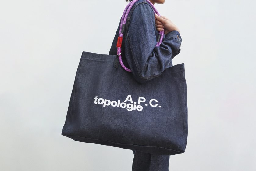 Topologie 下一個聯名很吸睛：A.P.C. 經典丹寧變成手機殼，手袋配件也是法式簡約風！ - POPBEE