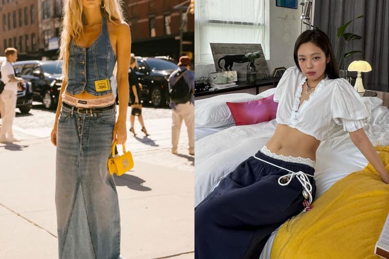 jennie 內褲外穿 sagging 穿搭 造型 復古 Y2k tips c - POPBEE