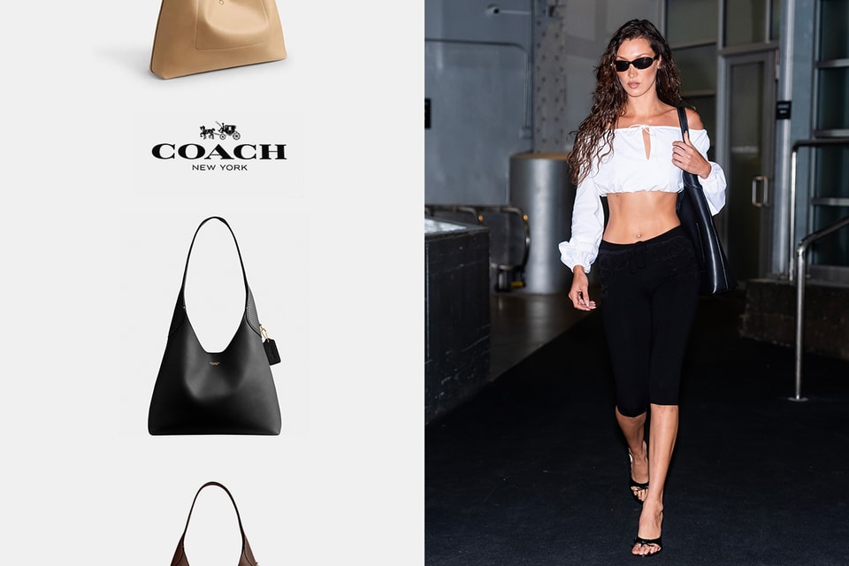 又被 Bella Hadid 燒到：簡約日常的大容量手袋 Coach Brooklyn，每天搭配也不會膩！ - POPBEE
