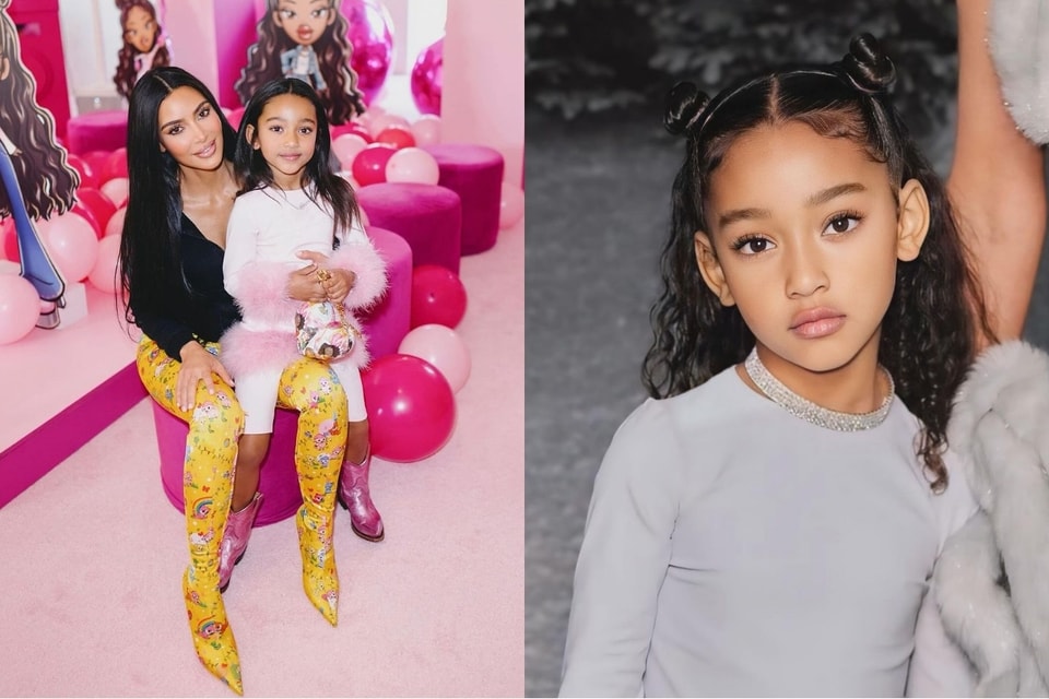 令人羨慕的基因：Kim Kardashian 的二女兒 Chicago，跟 Kim 小時候一模一樣！ - POPBEE