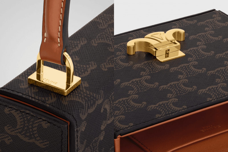 經典 Triomphe 包的迷你版：Celine Blandine 小方盒五金細節超迷人，很適合晚上背出去約會！ - POPBEE