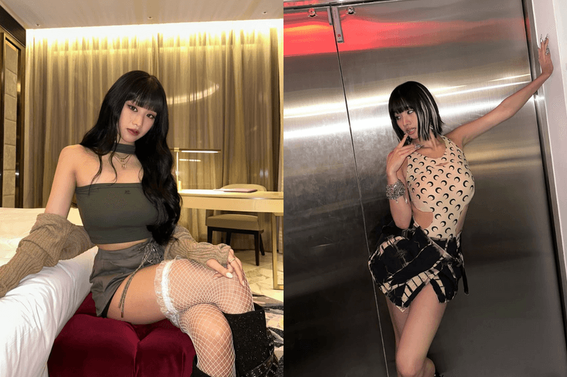 肉感女生的微辣時尚教科書：Kiss of Life 泰籍成員 Natty 歐美系甜酷穿搭示範，露出小肚腩反而更性感！ - POPBEE