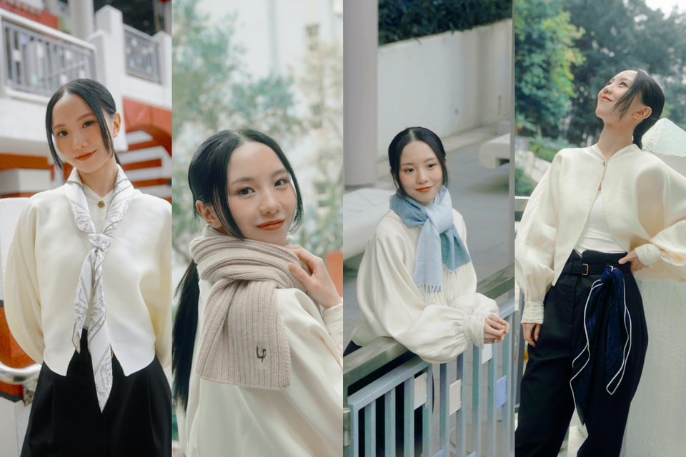 4 種圍巾＋絲巾綁法，提升個性的，讓冬季穿搭看起來不再悶 - POPBEE