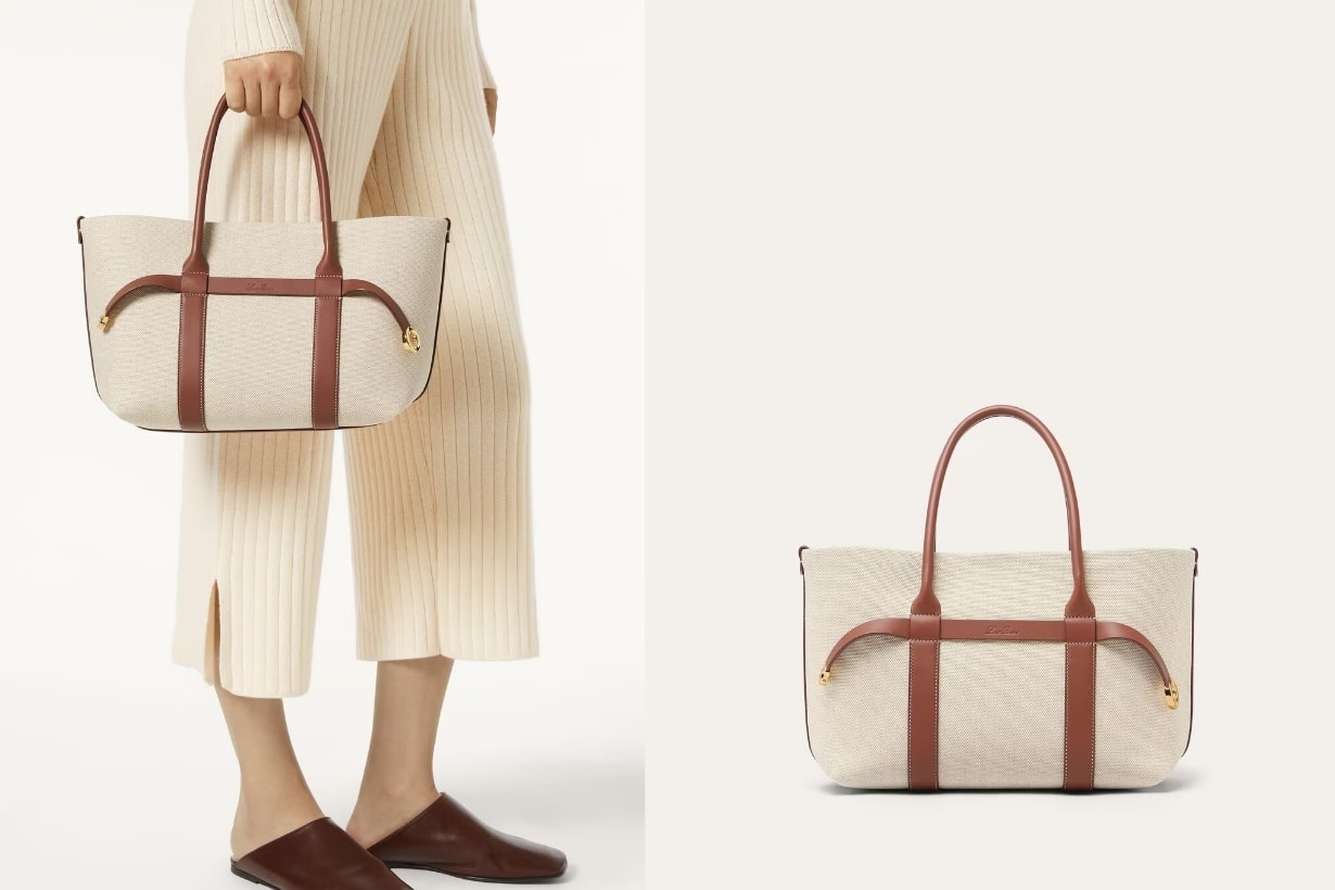 Loro Piana 推出優雅大容量 Ghiera Shopper 托特包，設有 2 種袋形隨你變換！ - POPBEE