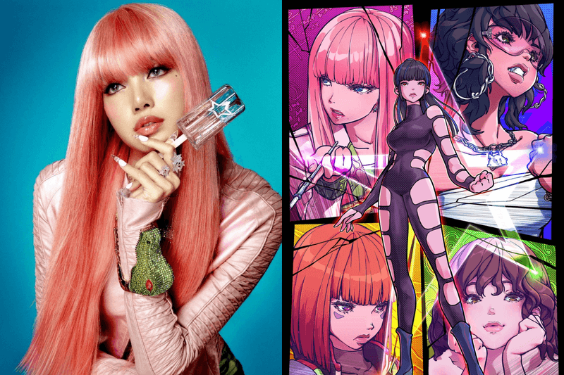 居然跨足二次元！LISA 將推出個人漫畫品牌「Lalisa Comics」，用全新故事打造異世界分身宇宙！ - POPBEE