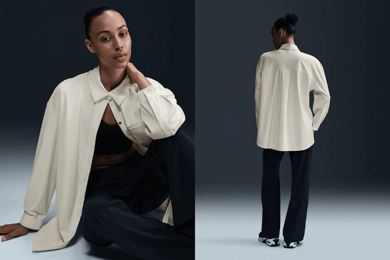 好搭的極簡配色：百褶半身裙、襯衫、寬褲 ... 請偷偷筆記 Nike 這個系列！ - POPBEE