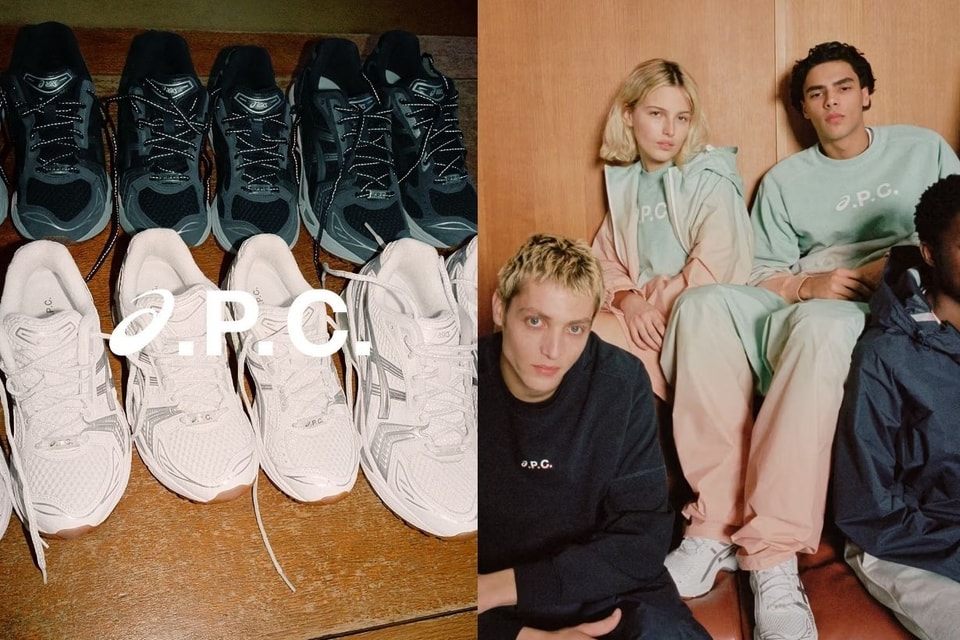 法國人氣品牌 A.P.C. 與 ASICS 再度聯乘，白銀配色 GEL-KAYANO 14 太高級了！ - POPBEE
