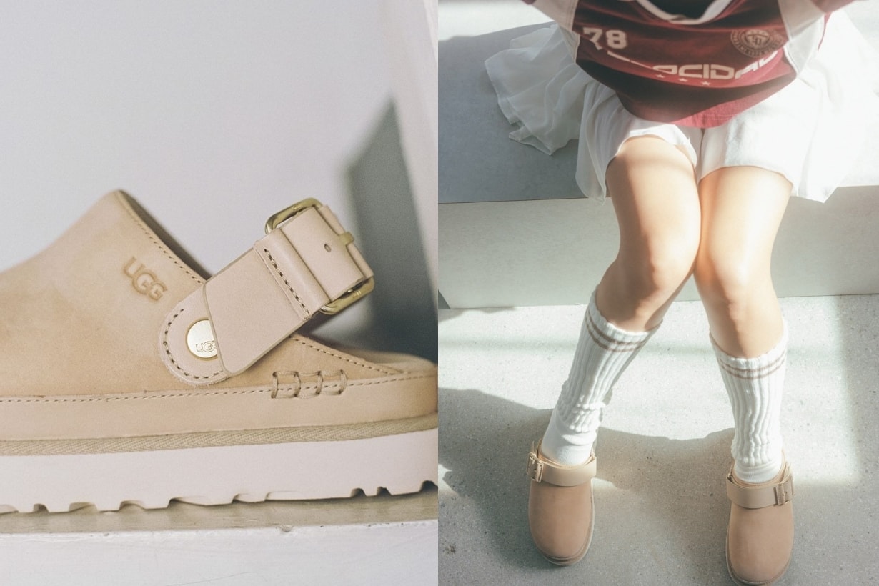 SNIDEL x UGG 推出限量版顏色的包頭涼鞋，厚底設計輕鬆增高！ - POPBEE