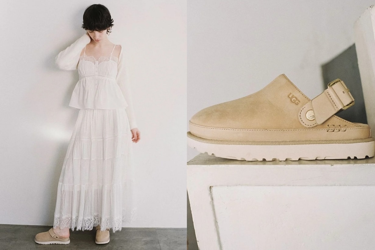 SNIDEL x UGG 推出限量版顏色的包頭涼鞋，厚底設計輕鬆增高！ - POPBEE