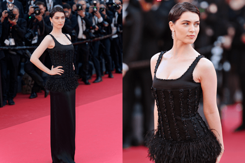 2025 坎城影展：超模 Mitchell Akat Maruko Raan 一身豹紋裝驚艷紅毯！ - POPBEE