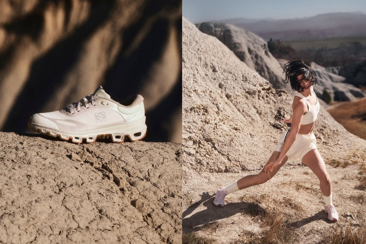 2025 Loewe x On：全新 Cloudventure Loewe 2，T-Shirt、短褲、帽子…全都很時髦！ - POPBEE