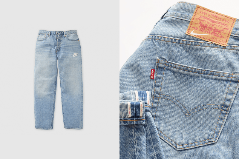 這一波又很難搶：Levi's 驚喜合作 Nike 推出聯名膠囊，丹寧夾克、繭型褲發售消息公開！ - POPBEE