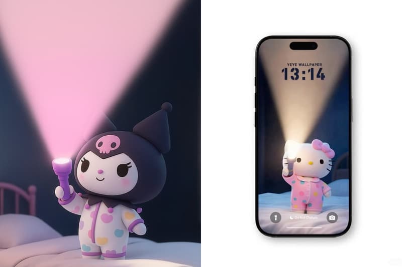 韓國女生都默默換上：Hello Kitty、卡比、Labubu ... 可愛角色拿起手電筒，照亮手機桌面！ - POPBEE