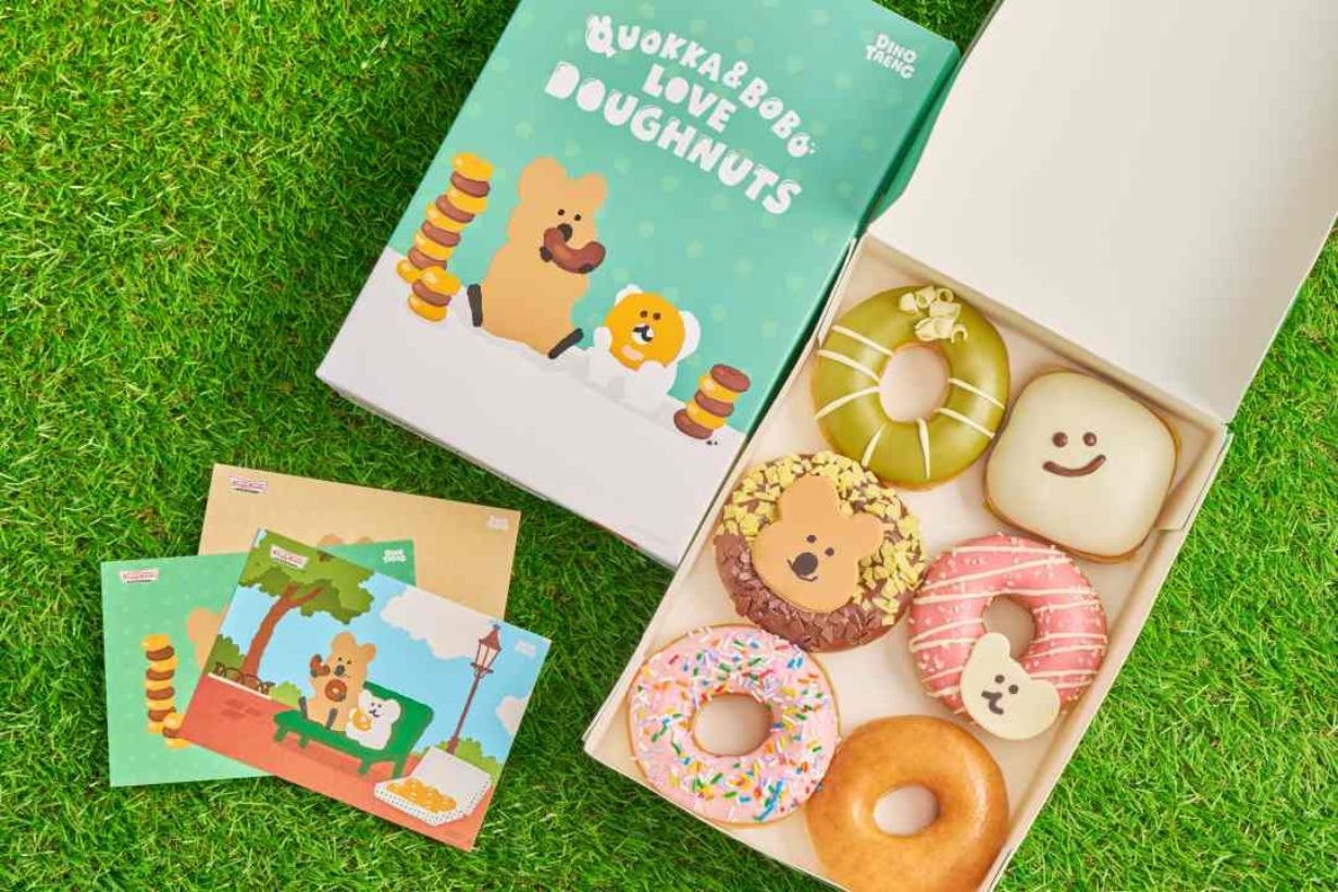 最可愛的 QUOKKA 甜甜圈來了：Krispy Kreme x DINOTAENG 驚喜聯名怎能錯過！ - POPBEE
