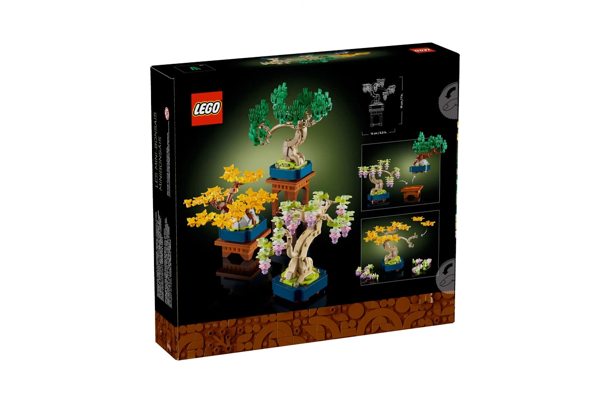 LEGO 植物系列元祖：不只松樹，還有銀杏、紫藤... 一盒擁有 3 株療癒盆景樹！ - POPBEE
