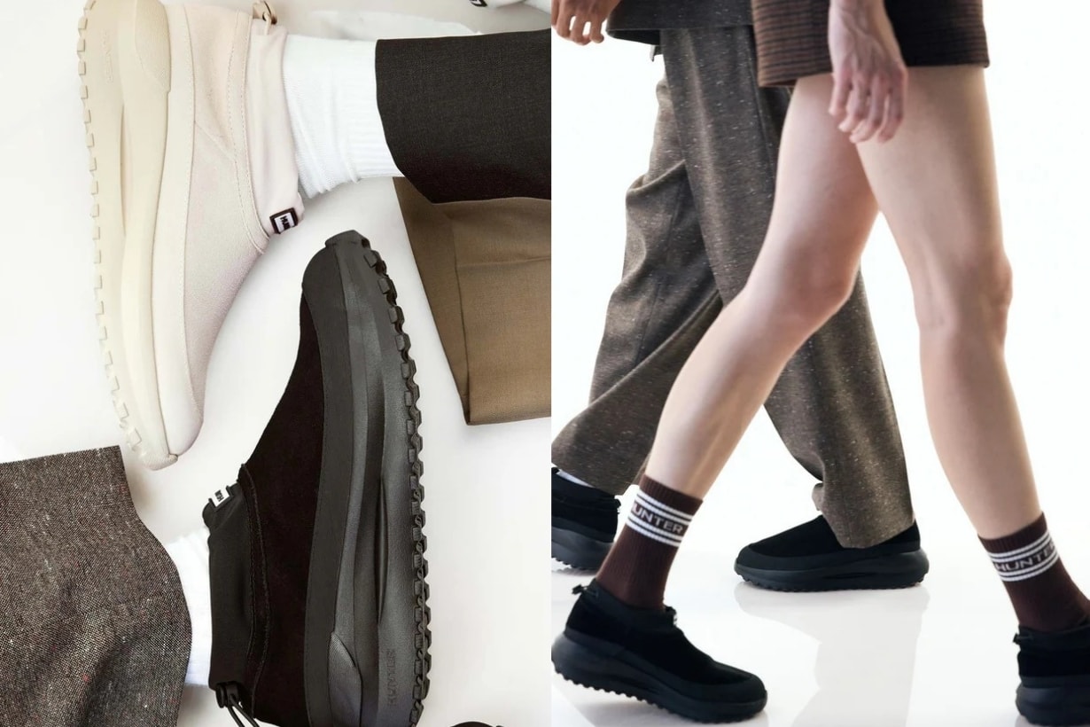 HUNTER x ADAM ET ROPÉ 防水麂皮鞋，為雨天帶來好看鞋子！ - POPBEE