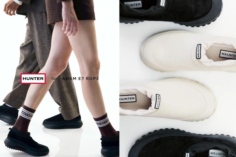 HUNTER x ADAM ET ROPÉ 防水麂皮鞋，為雨天帶來好看鞋子！ - POPBEE