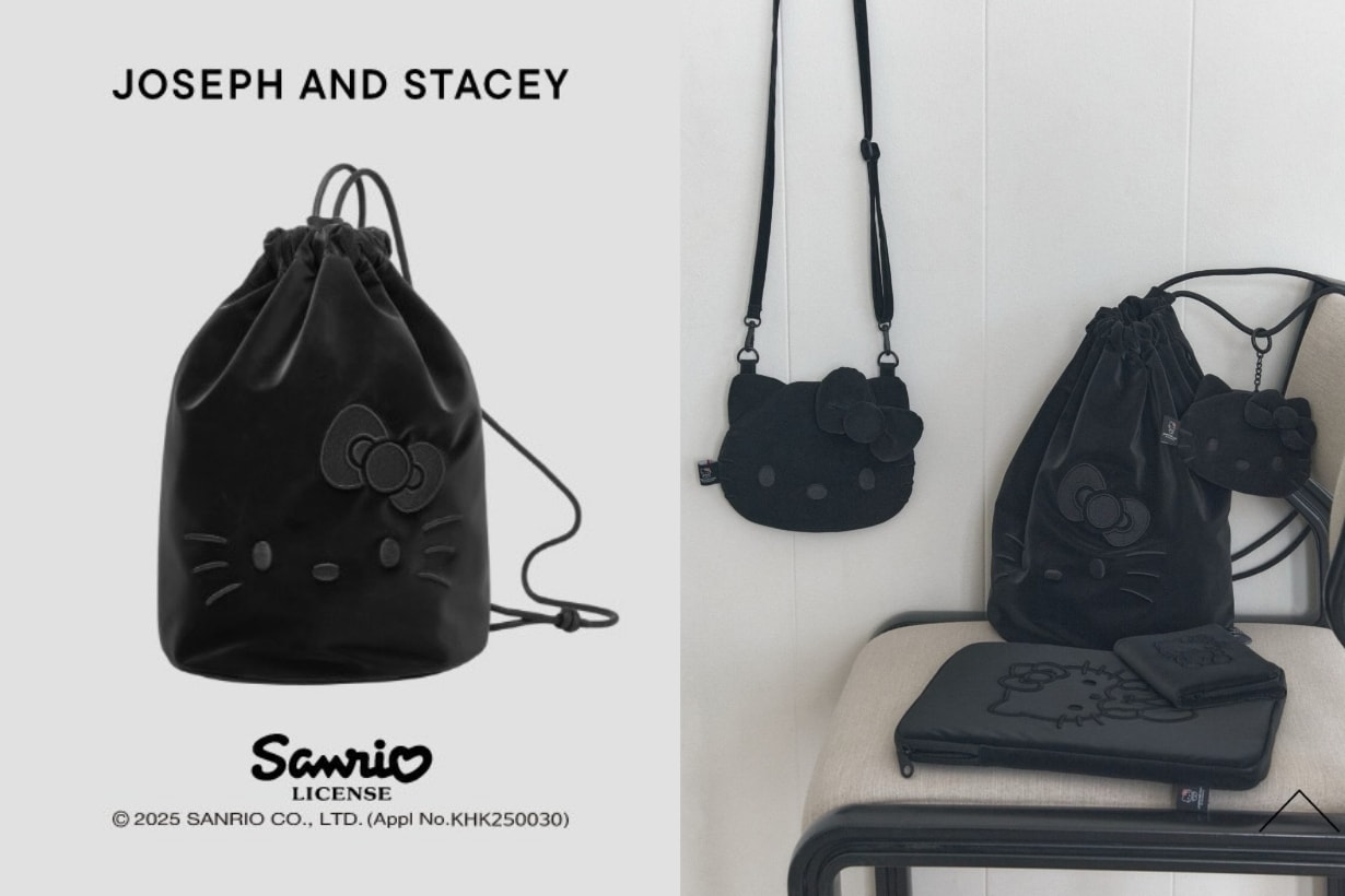 黑色 Hello Kitty：黑絲絨材質搭配可愛的造型！ - POPBEE