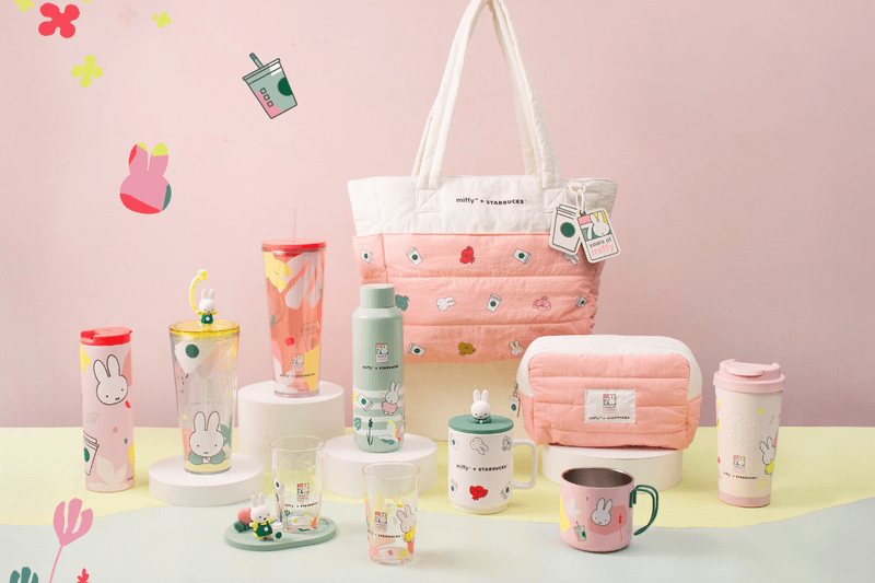 70 週年限定聯名：馬克杯、保溫瓶、手袋 ... miffy + STARBUCKS 再次可愛登場！ - POPBEE