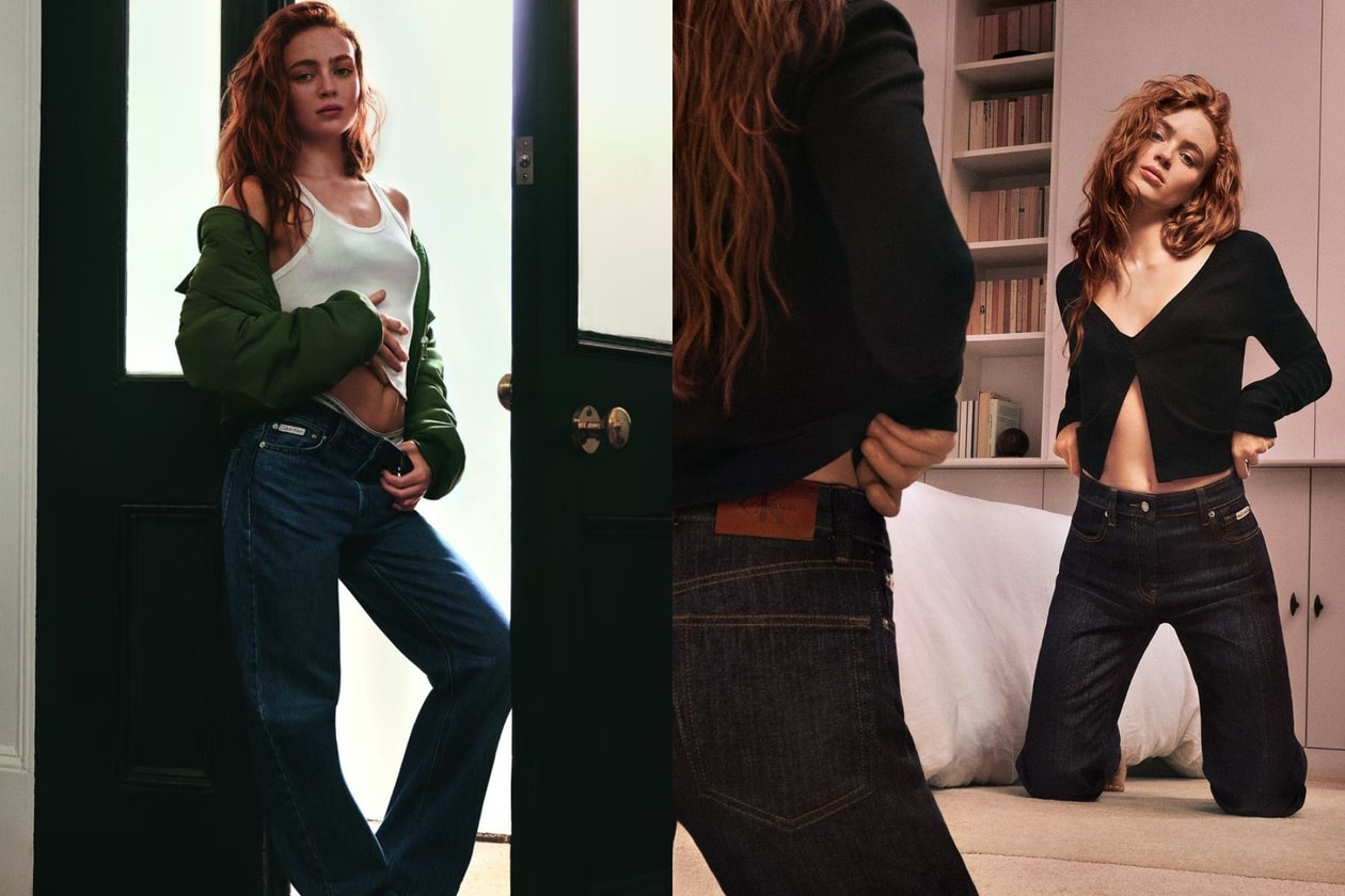 Calvin Klein Denim Jeans Fall 2026 New Arrivals Sadie Sink Stars In