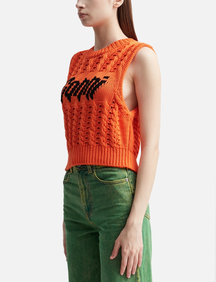 Ganni - Rope Cropped Vest | HBX - Globally Curated Fashion and ...