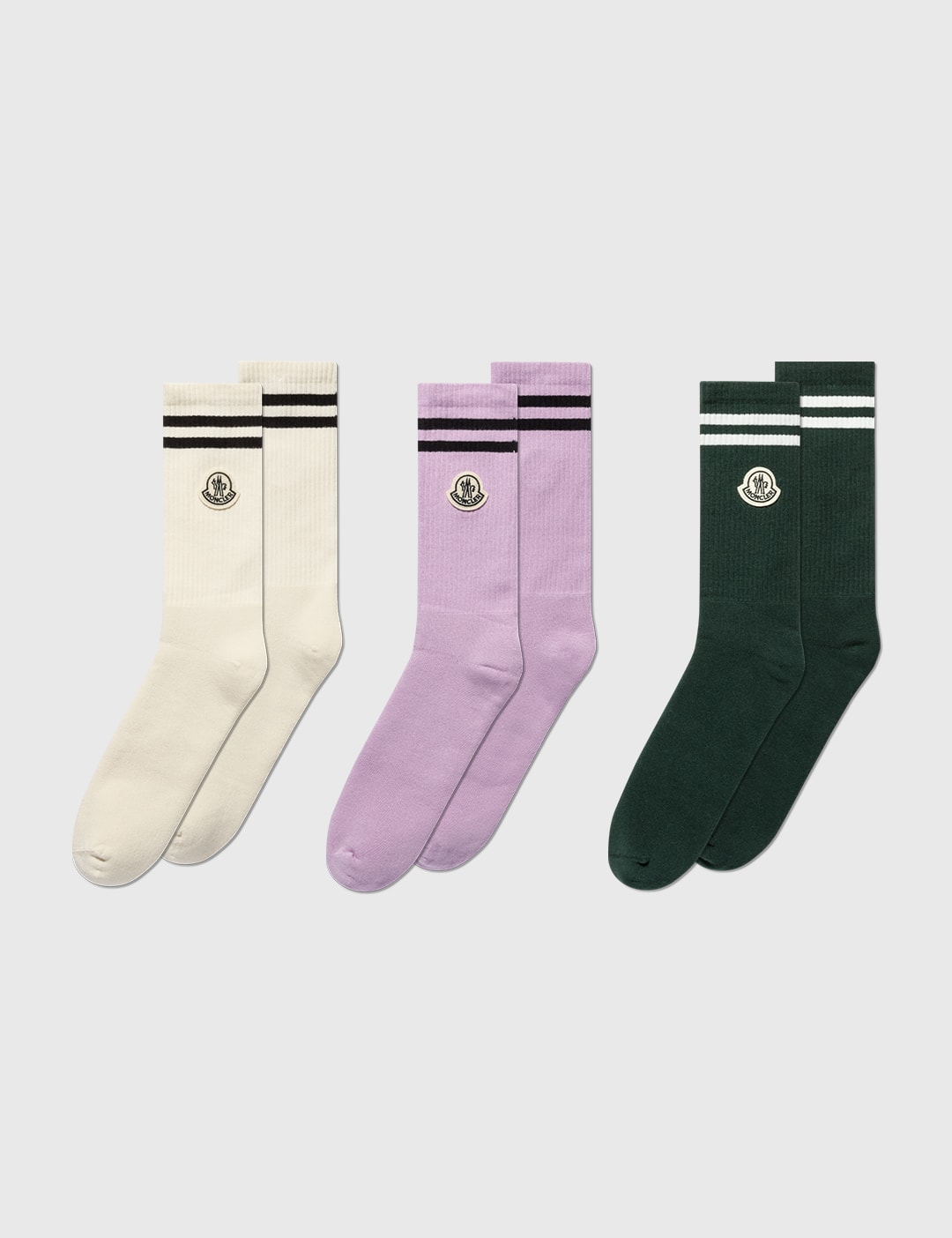 Moncler Genius - 7 Moncler FRGMT Hiroshi Fujiwara Ribbed Socks | HBX